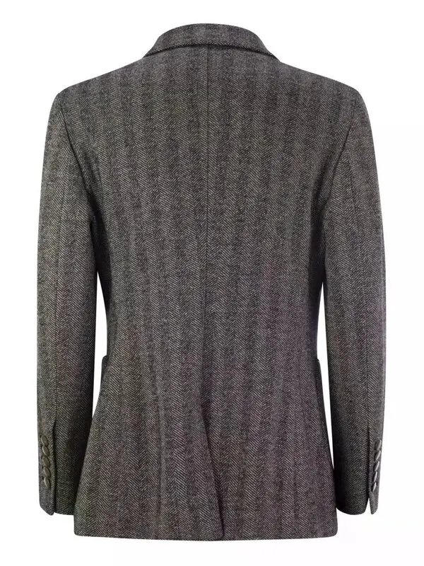 SAULINA Assunta Herringbone Blazer