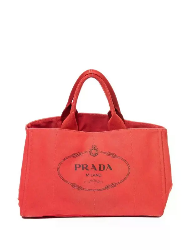 Prada Logo-print Tote Bag