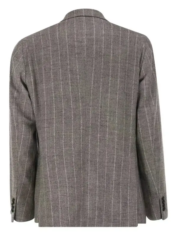 Tagliatore Pinstripe Blazer - Grey