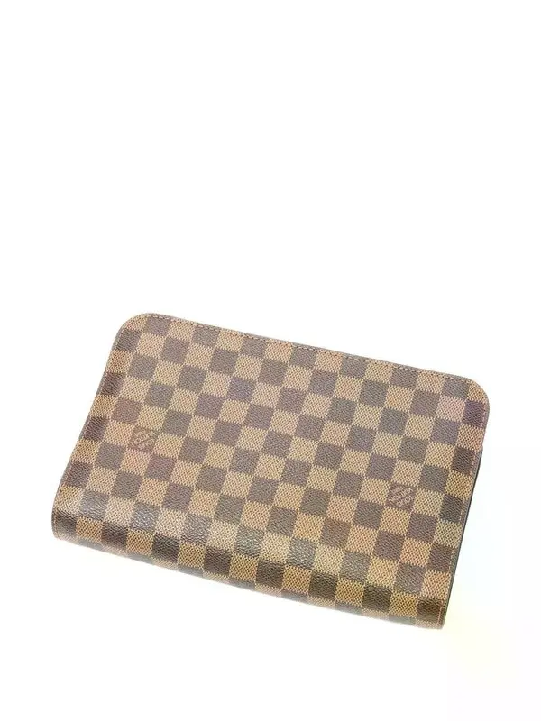 LOUIS VUITTON 2003 Saint Louis Damier Ebene Clutch