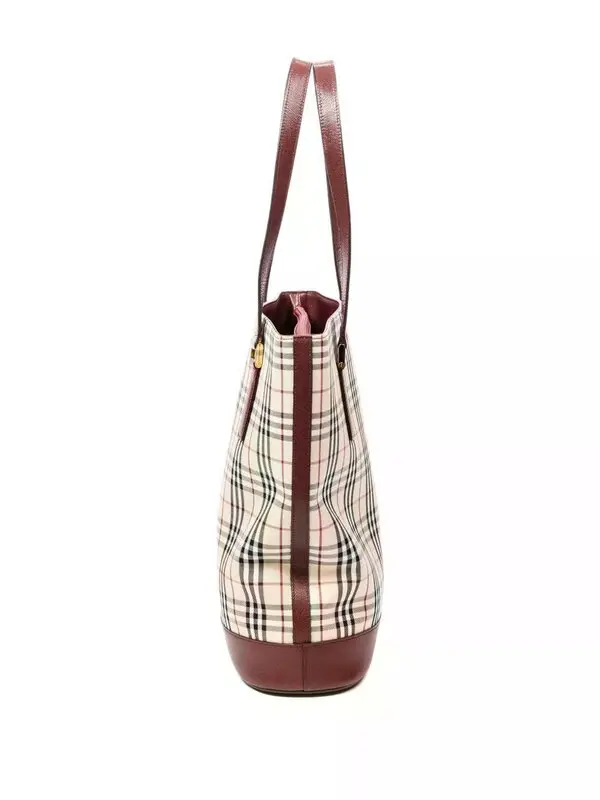 Burberry Check-patterned Tote Bag - Neutrals