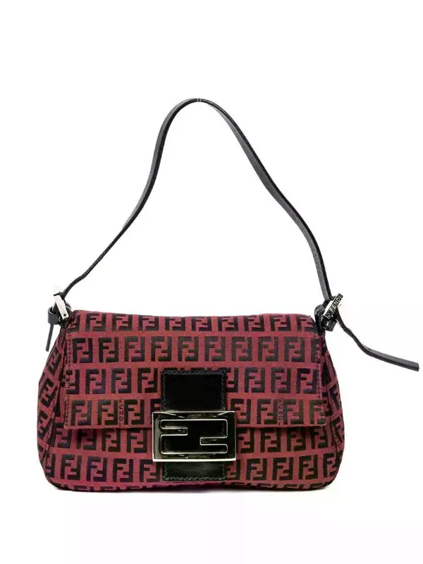 Fendi Ff-print Shoulder Bag
