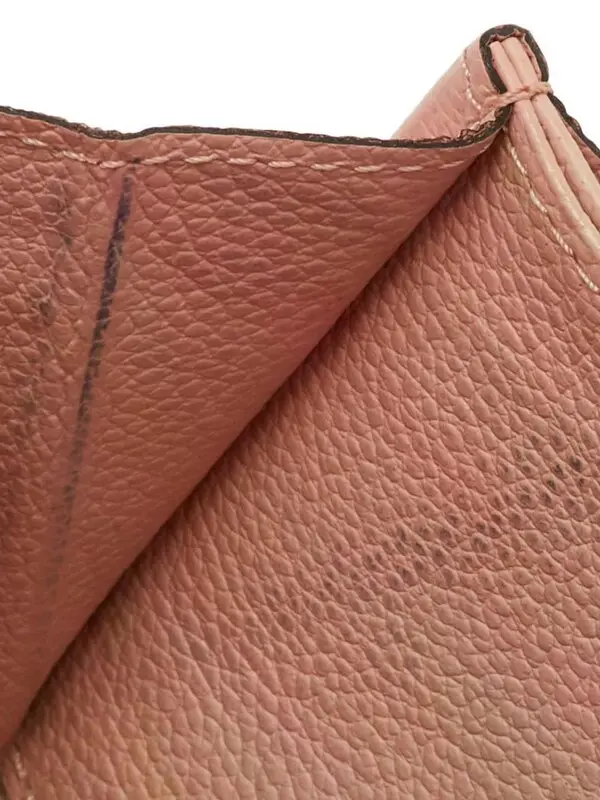LOUIS VUITTON Monogram-pattern Leather Wallet - Pink