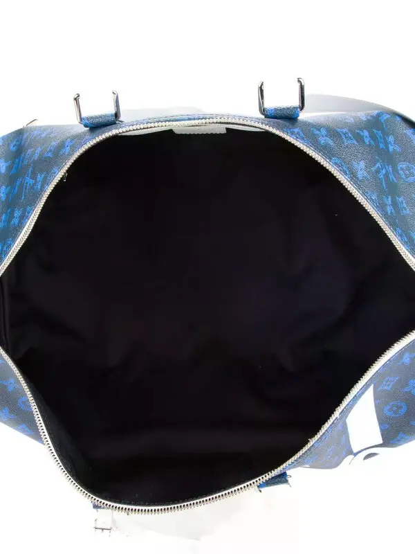 LOUIS VUITTON Everyday Keepall Bandoulière 50 Luggage Bag - Blue