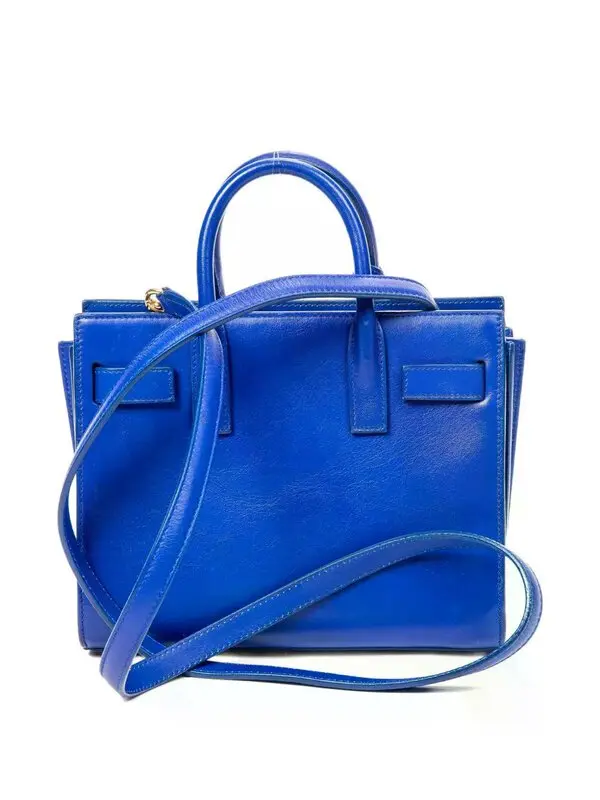 Saint Laurent Sac De Jour Satchel - Blue