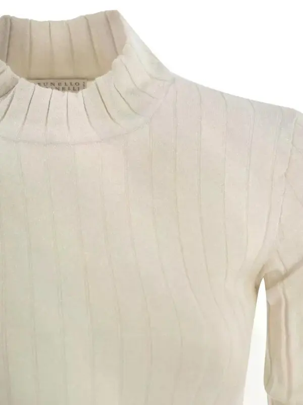 Brunello Cucinelli Ribbed High-neck Sweater