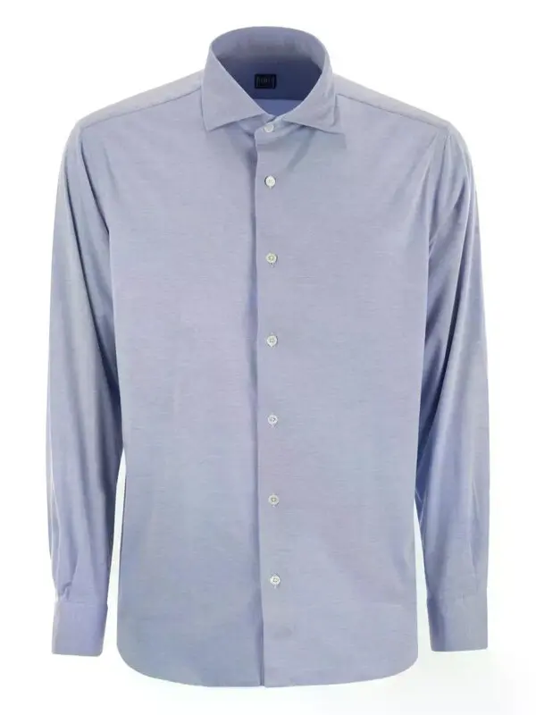Fedeli Giorgio Button Shirt - Blue