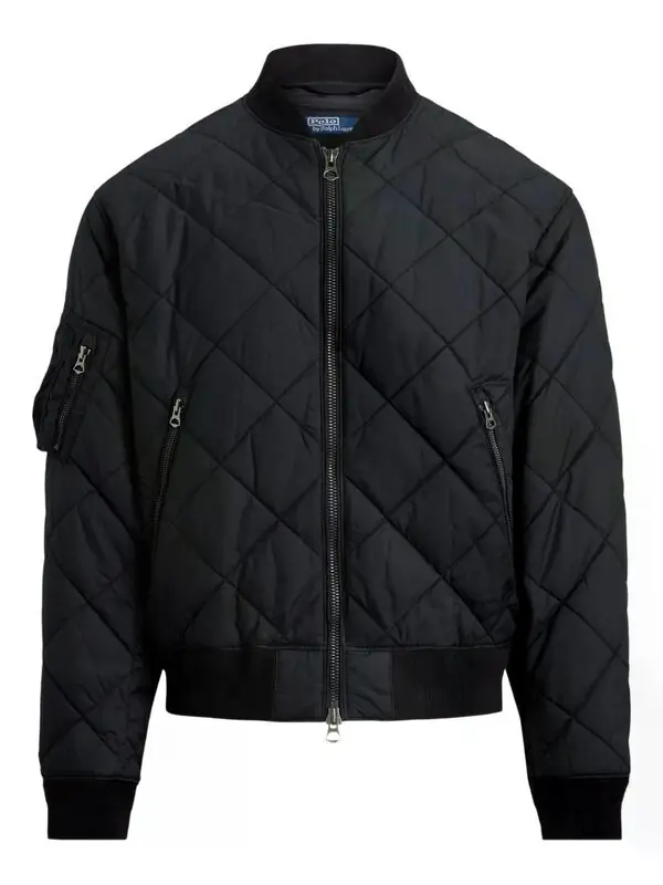 Polo Ralph Lauren Quilted Diamond-pattern Bomber Jacket