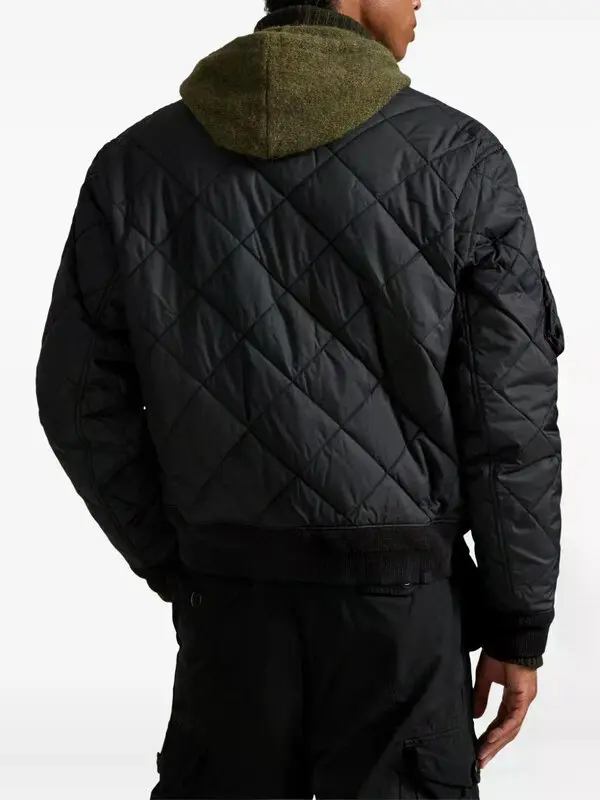 Polo Ralph Lauren Quilted Diamond-pattern Bomber Jacket