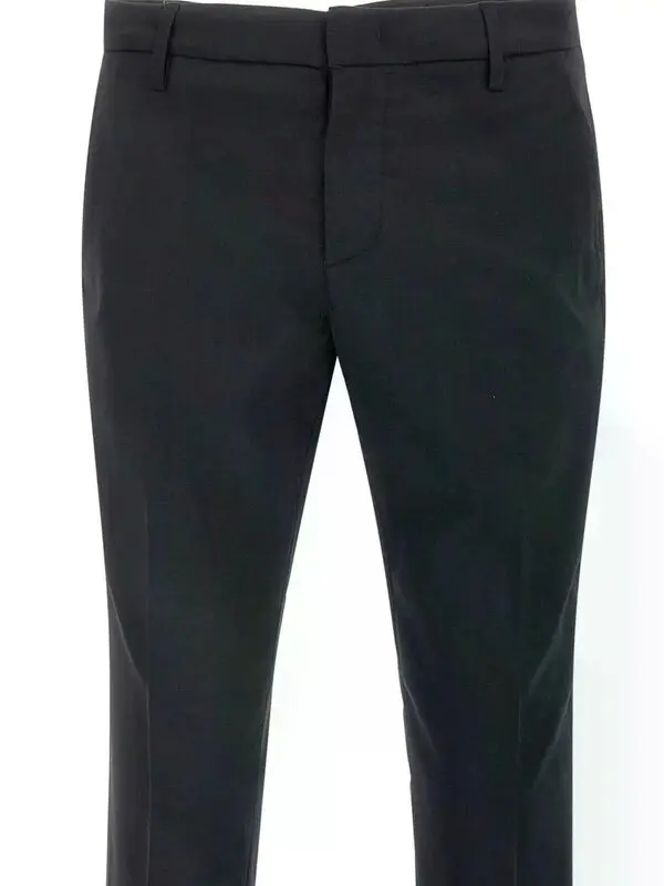 DONDUP Turn-up Wool-blend Tapered Trousers