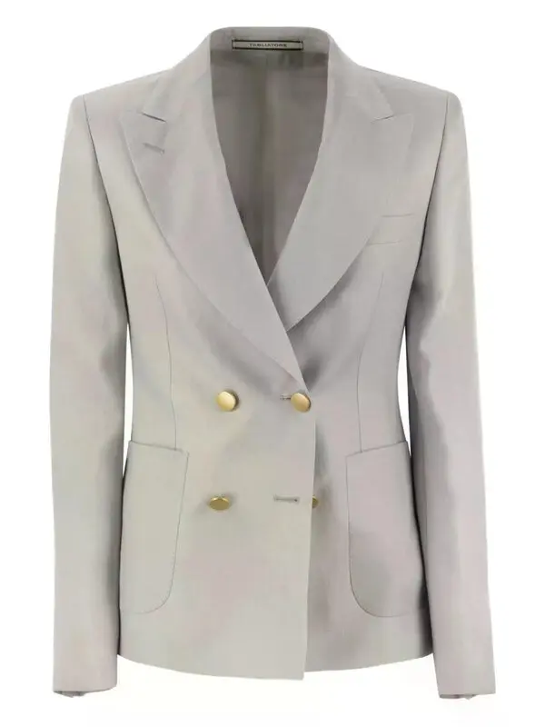 Tagliatore Linen Double-breasted Blazer