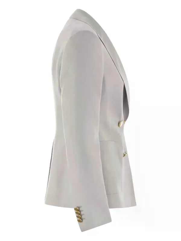Tagliatore Linen Double-breasted Blazer