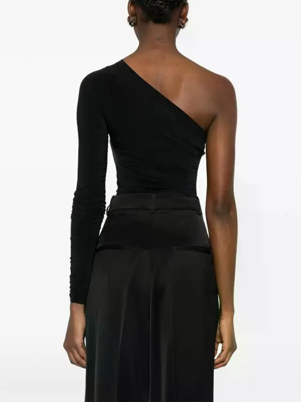 Wolford One-shoulder Long-sleeve Body - Black