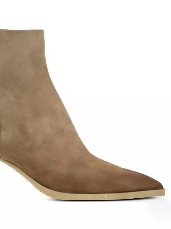 Santoni 65mm Suede Ankle Boots