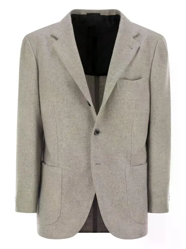Kiton Single-breasted Patch-pockets Jacket