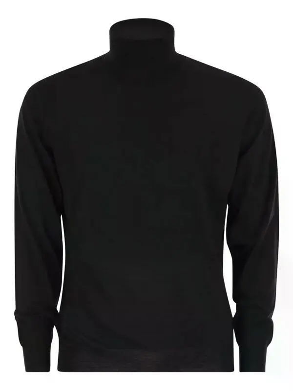 Fedeli Long-sleeve Sweater - Black
