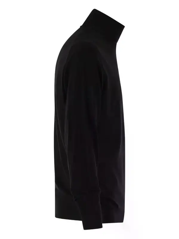 Fedeli Long-sleeve Sweater - Black