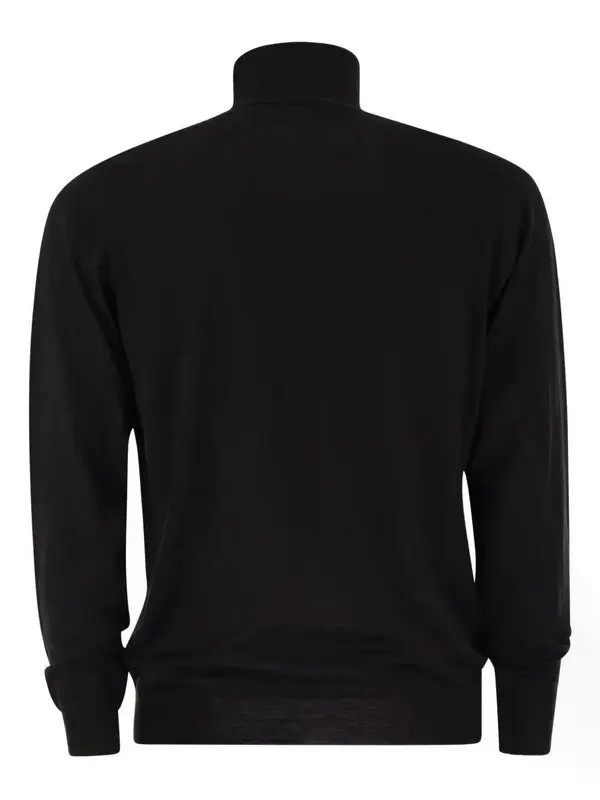 Fedeli Long-sleeve Sweater - Black