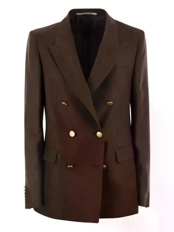 Tagliatore Parigi Double-breasted Linen Jacket