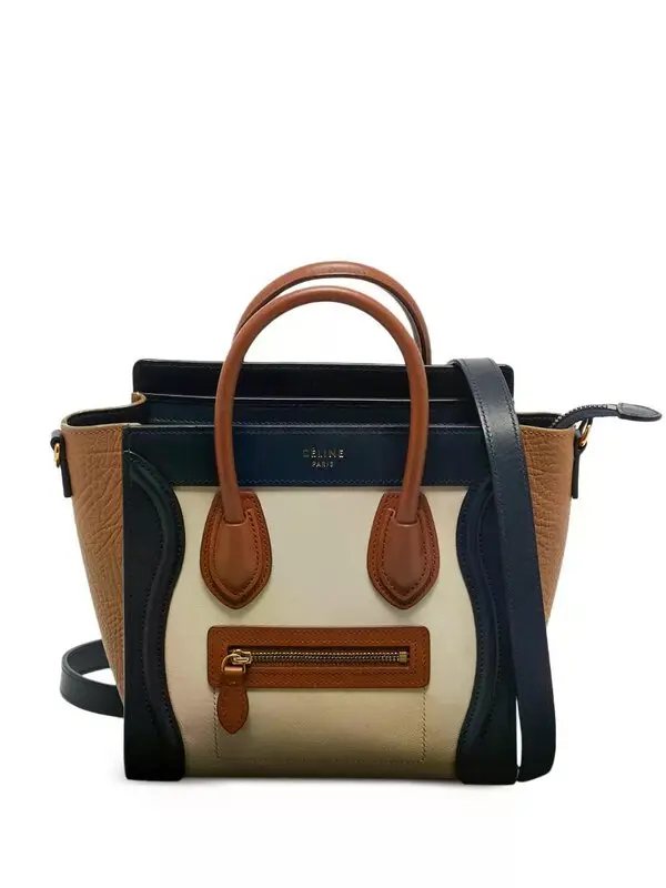 Celine Nano Leather Tote - Neutrals