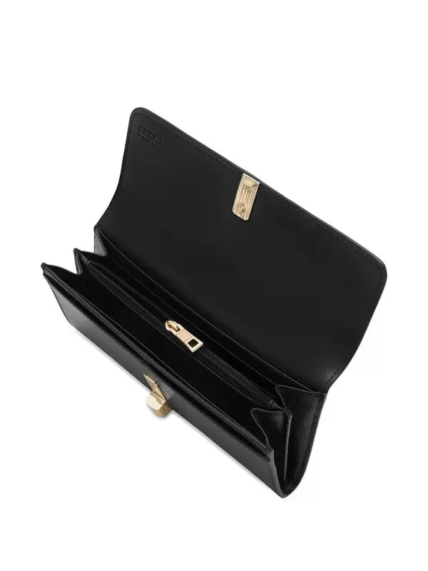 Furla Xl Iride Zip-fastening Continental Wallet - Black