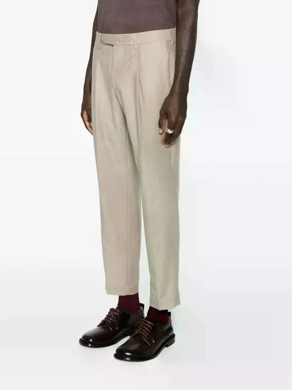 DELL'OGLIO Pleated Tailored Trousers