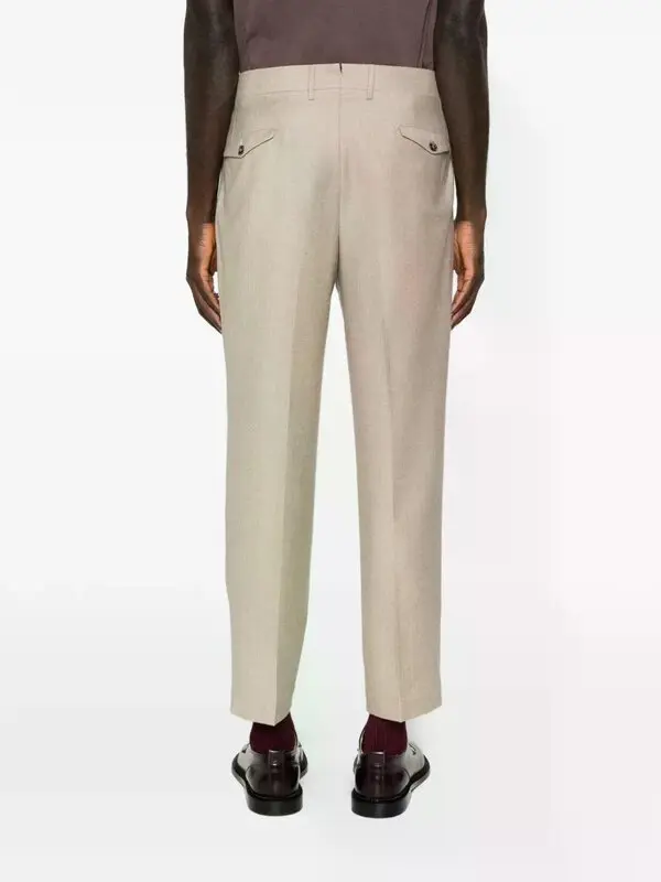 DELL'OGLIO Pleated Tailored Trousers