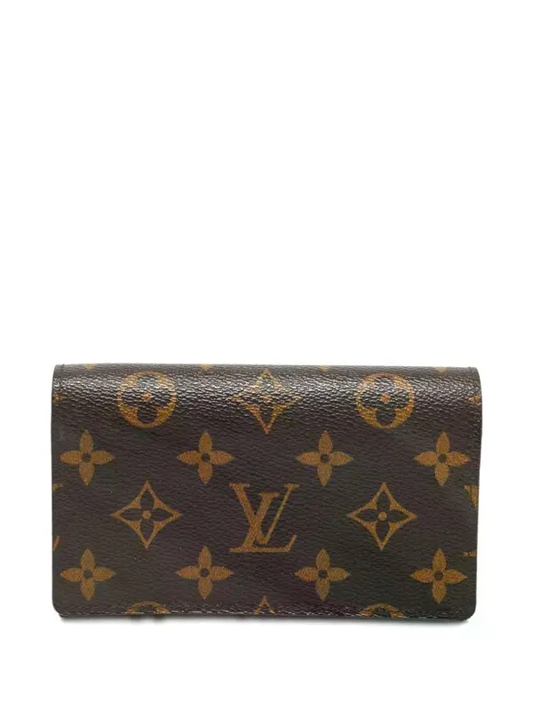 LOUIS VUITTON 2011 Monogram-pattern Leather Wallet - Brown