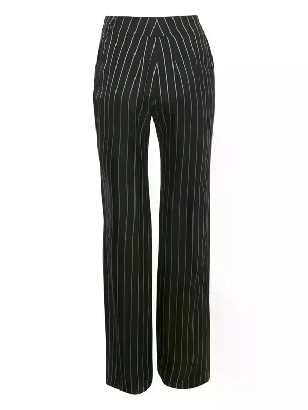 Alexandre Vauthier Striped Crepe Trousers
