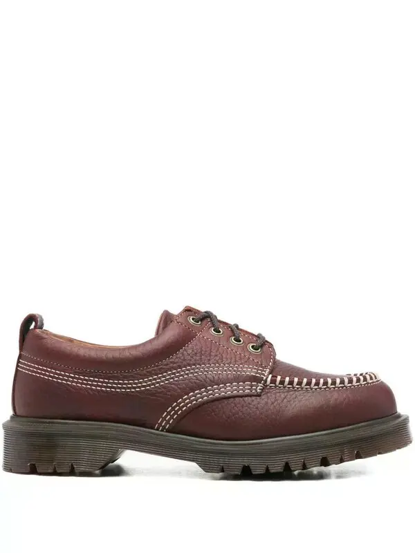 Dr. Martens Lowell Leather Loafers - Red