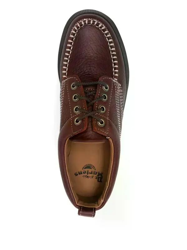 Dr. Martens Lowell Leather Loafers - Red