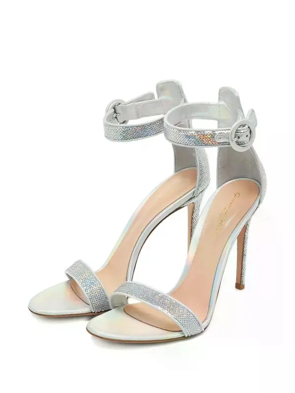 GIANVITO ROSSI Portofino Ankle-strap Sandals