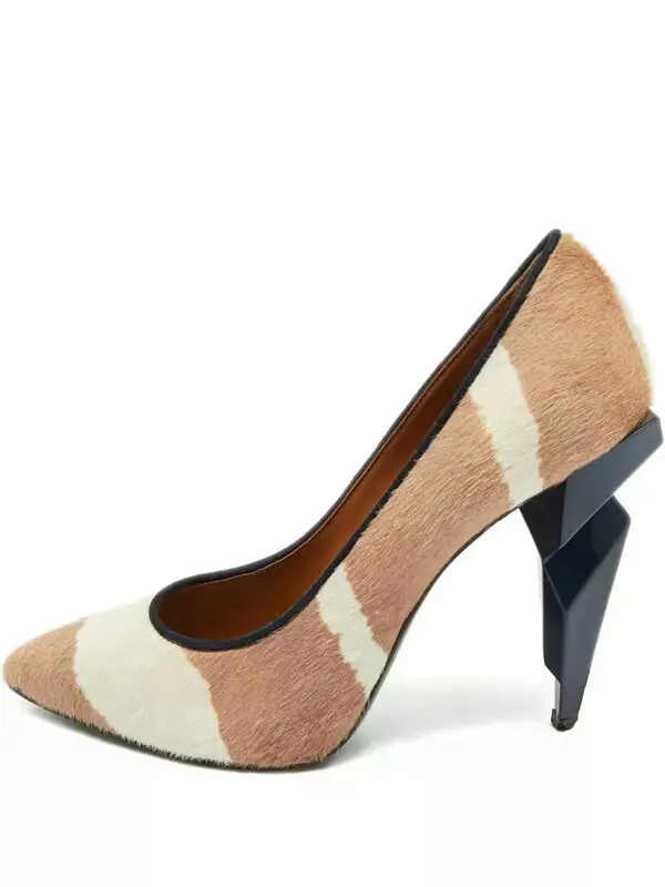 Fendi Diamond Zebra Pumps