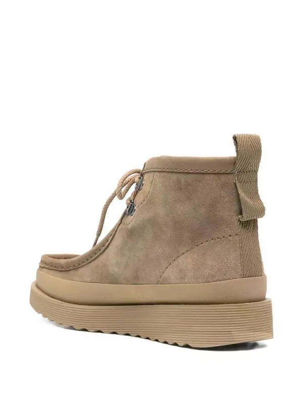 Clarks Wallabee Leather Lace-up Boots - Neutrals