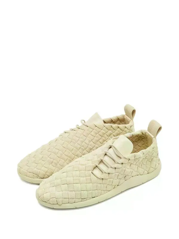 Bottega Veneta Intercciato Pattern Sneakers