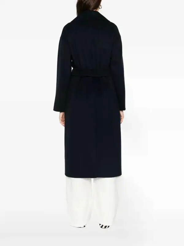 Max Mara Hobby Belted Coat - Blue