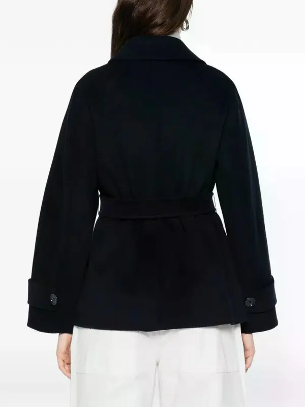 Max Mara Louise Double-breasted Coat - Black