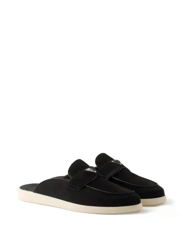Prada Suede Mules