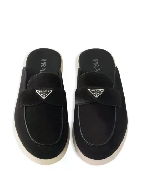 Prada Suede Mules