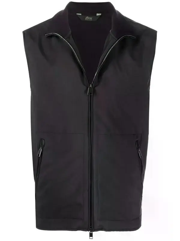 Brioni Zipped Gilet Jacket