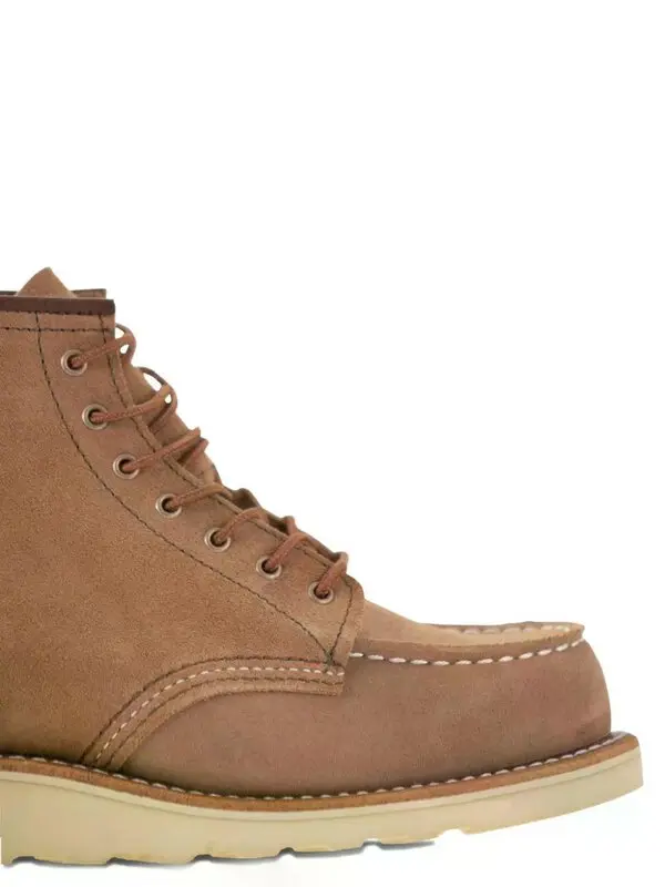 Red Wing Classic Moc Leather Ankle Boots - Brown