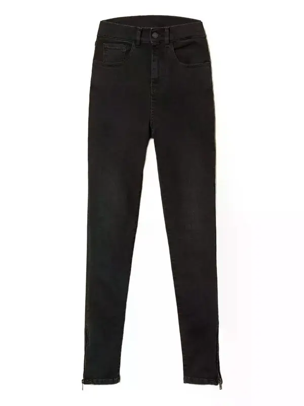 TWINSET Five-pocket Zip Jeans
