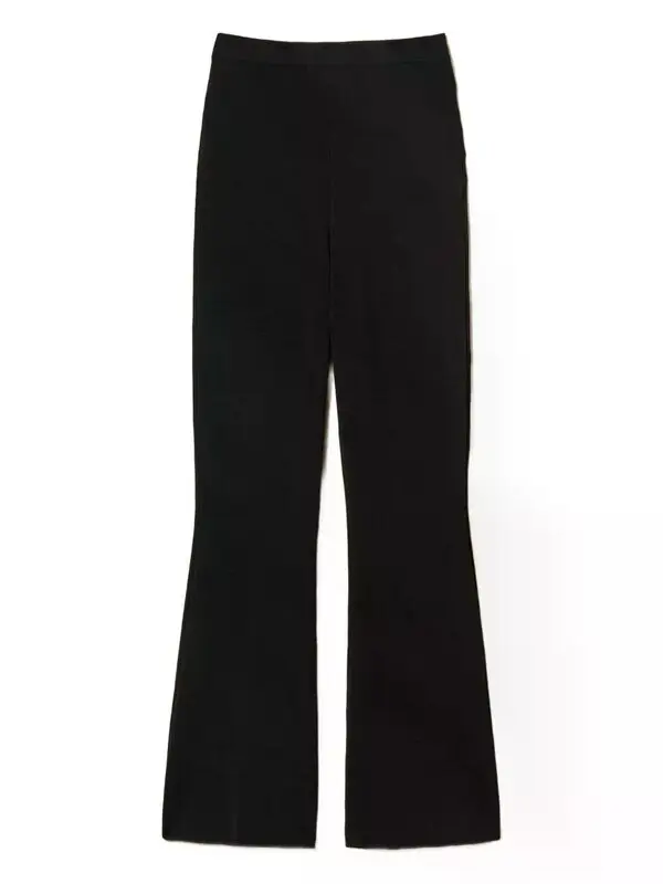 TWINSET Flared Knitted Trousers