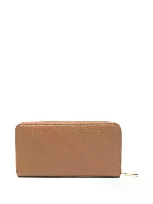 Liu Jo Logo-plaque Zip Wallet - Neutrals