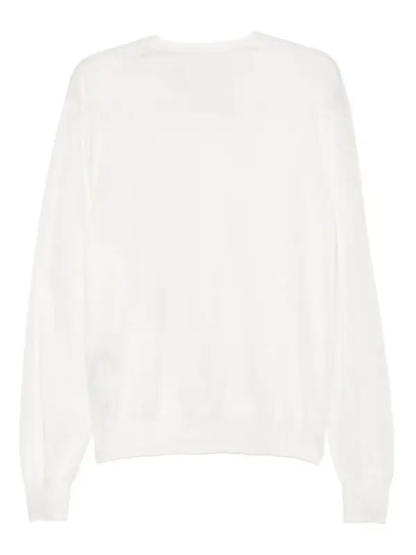 TOM FORD Long-sleeves Cotton T-shirt - White