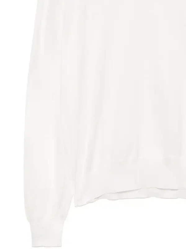 TOM FORD Long-sleeves Cotton T-shirt - White