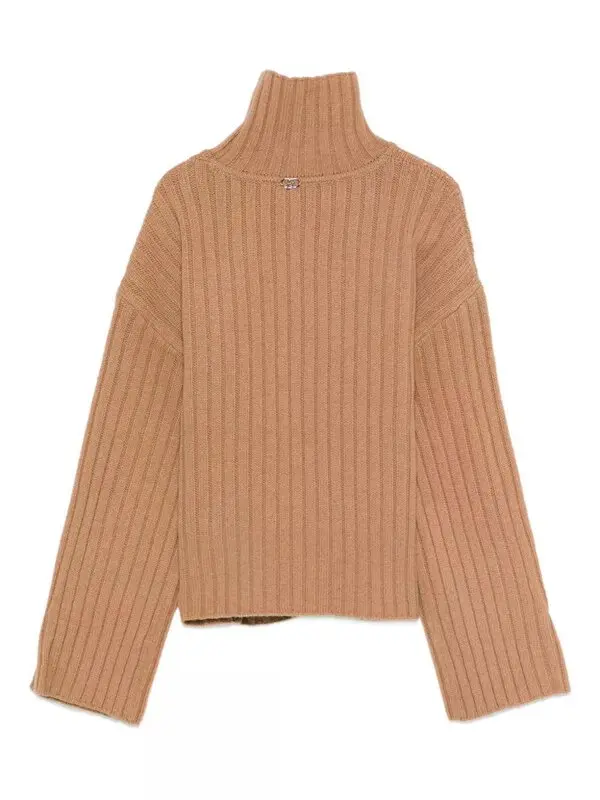 Liu Jo Cable-knit Embellished Sweater