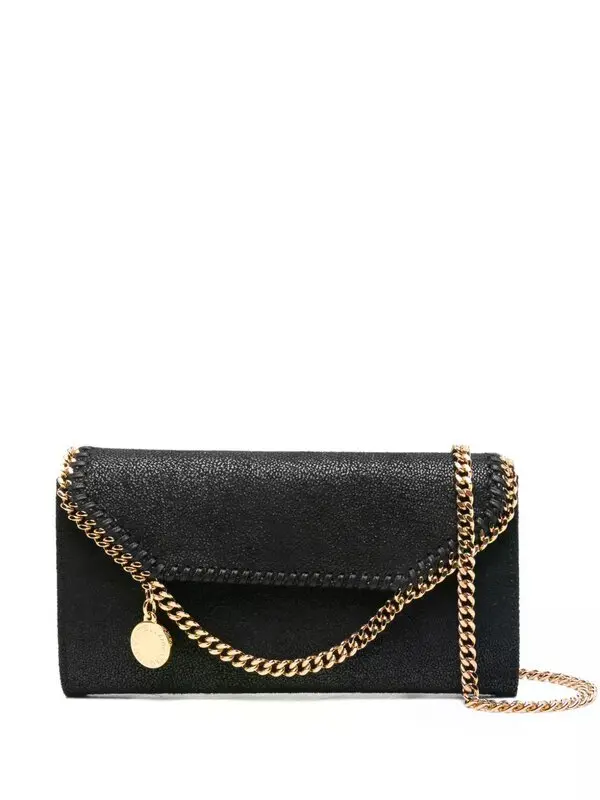 Stella McCartney Falabella Chain-strap Wallet - Black
