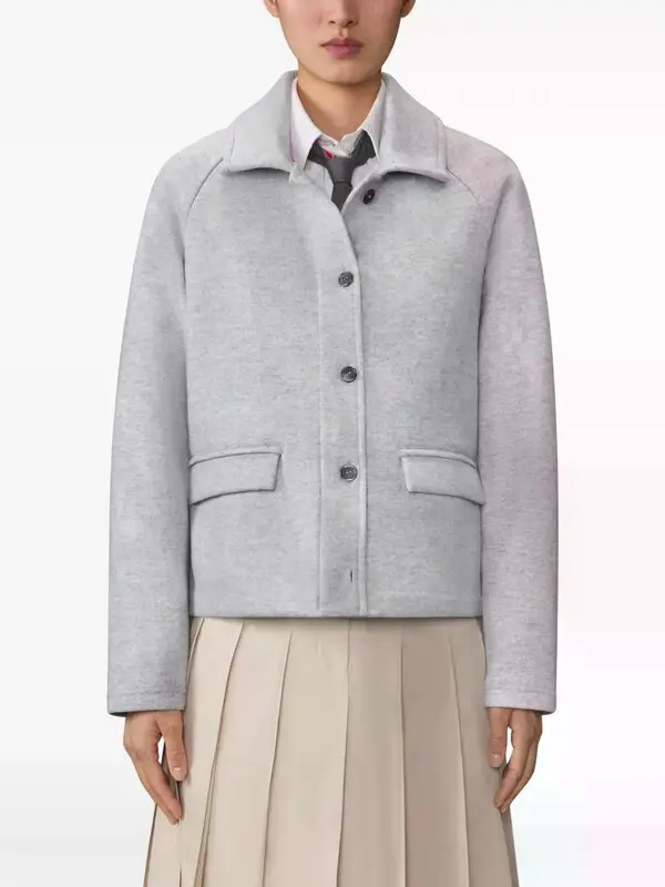 Thom Browne Jacquard Double-face Jacket - Grey