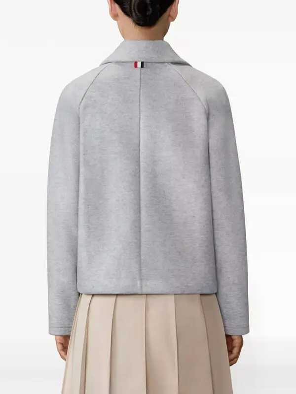 Thom Browne Jacquard Double-face Jacket - Grey